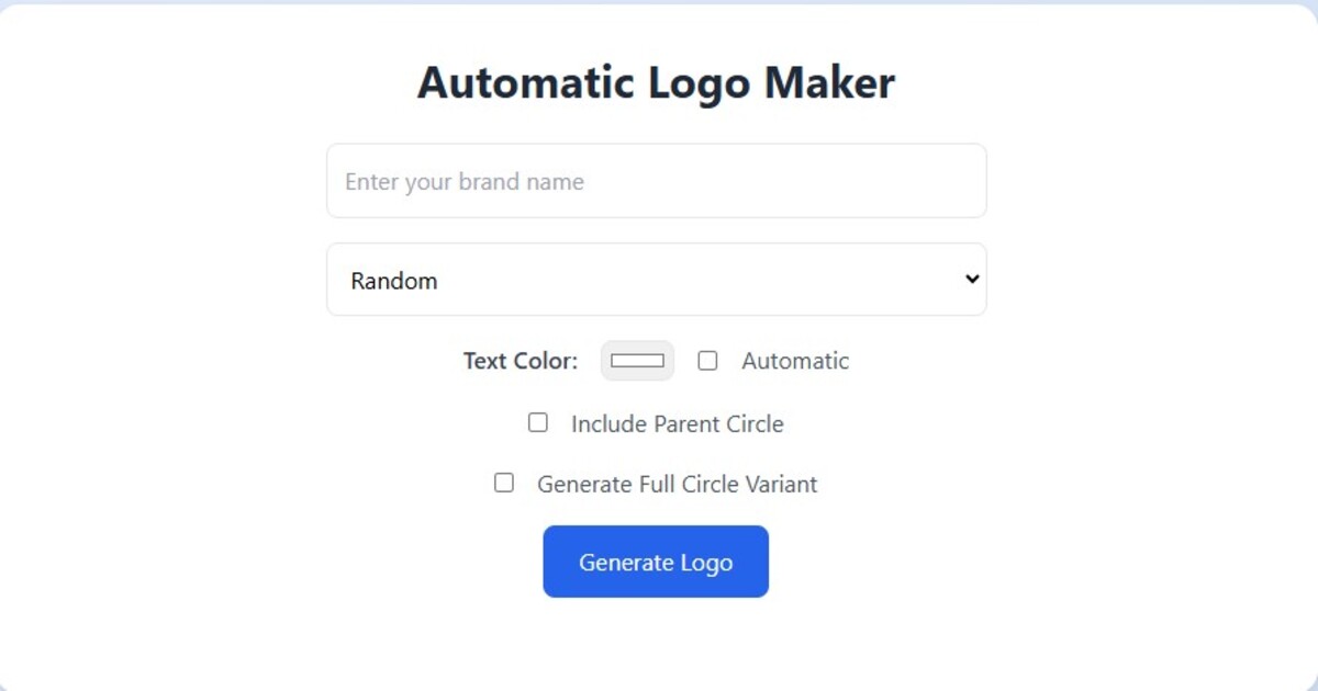 AI Logo Maker - Free AI Logo Generator & Creator